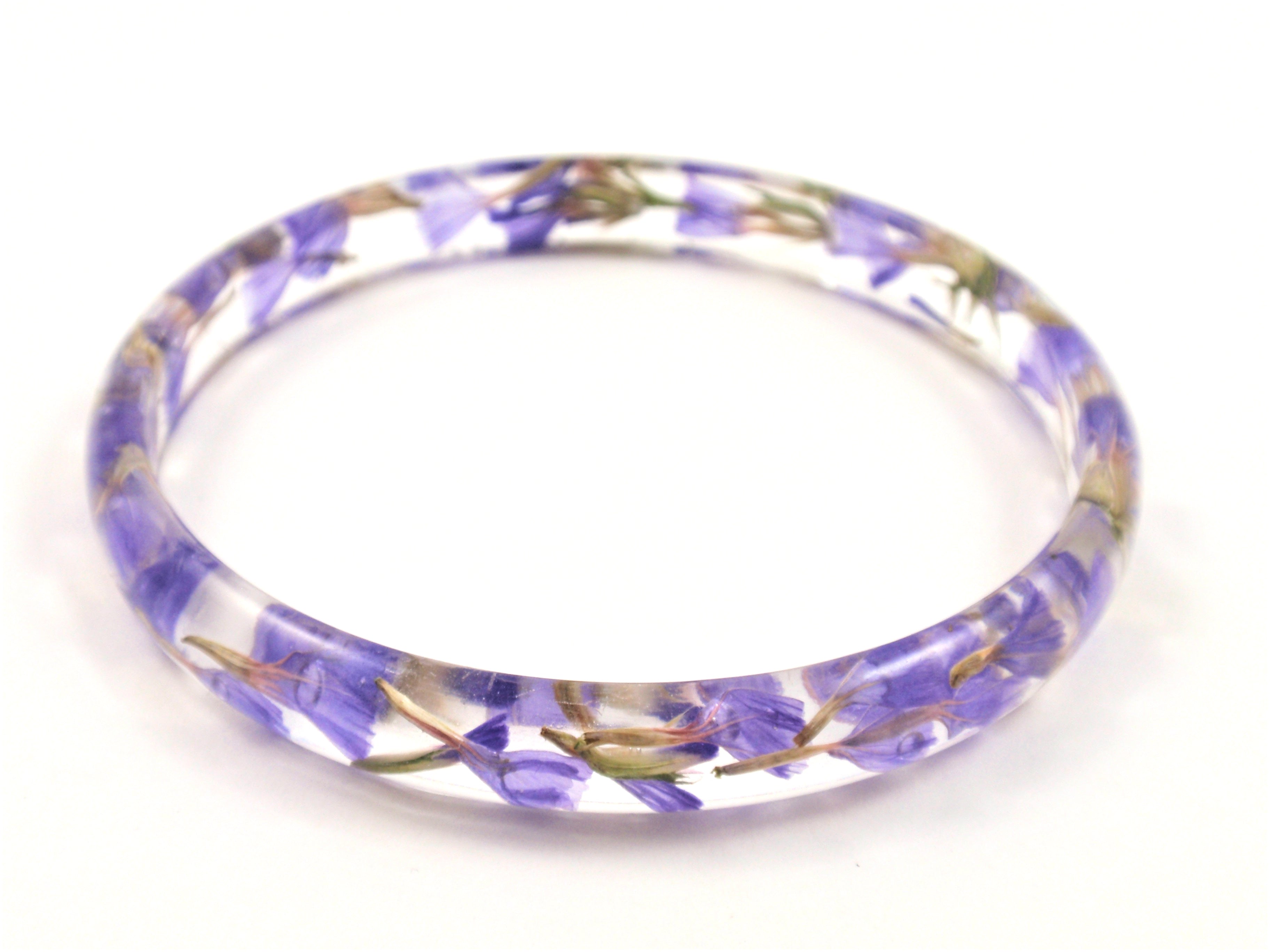 Botanical bracelets with real flowers by Smile with Flower.