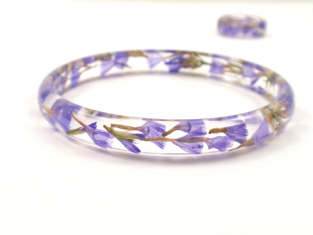 Botanical bracelets with real flowers by Smile with Flower.